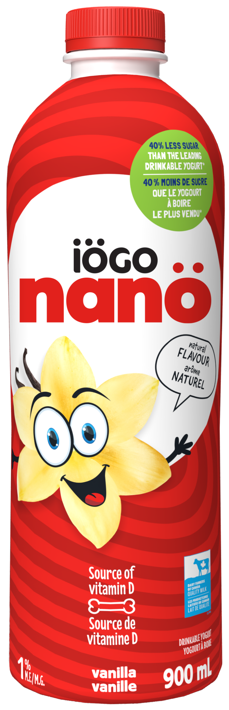 nanö - Drinkable yogurt Strawberry - 6x93ml - IÖGO